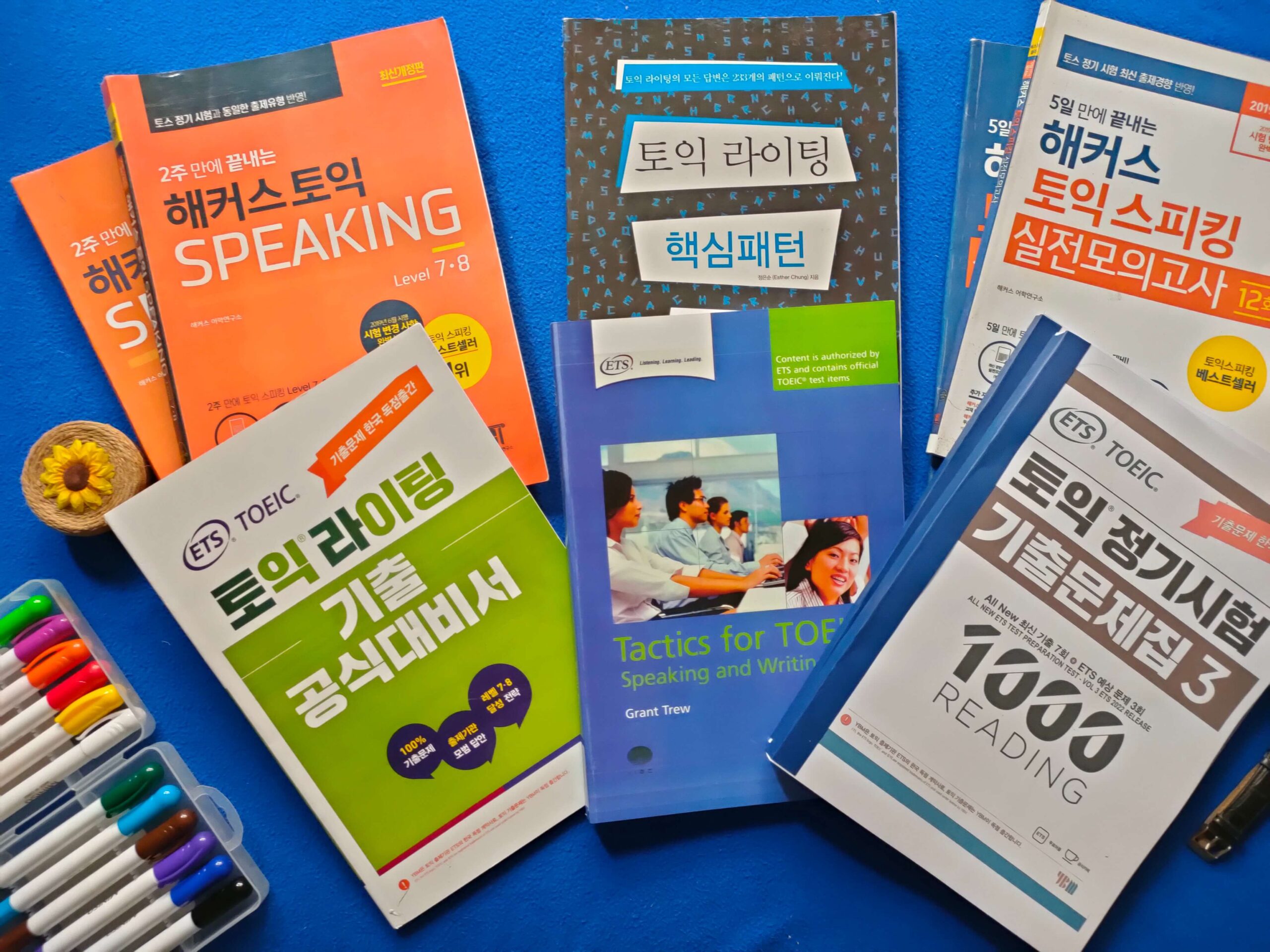 4 bộ sách luyện thi TOEIC SPEAKING WRITING Hàn cực hay nhưng ít người ...