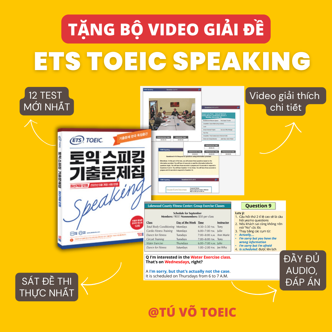 KHÓA TOEIC 4 KỸ NĂNG - TOEIC SPEAKING + WRITING - TOEIC 2&4 kỹ năng