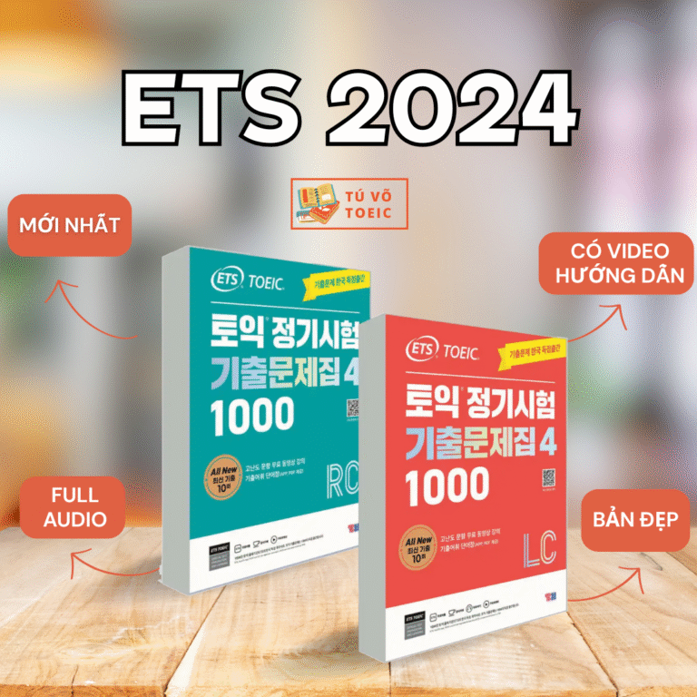 [AUDIO + PDF] FREE TÀI LIỆU TOEIC ETS 2024 SCAN BẢN ĐẸP - TOEIC 2&4 kỹ năng